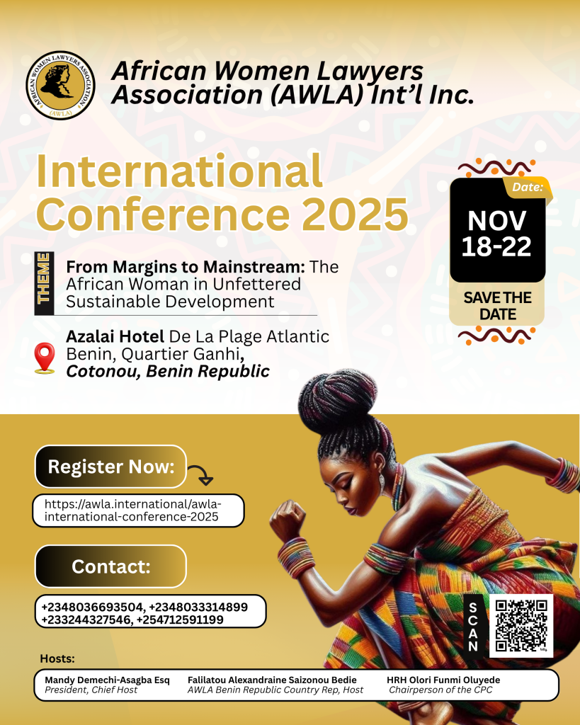 AWLA International Conference 2025 - The African Women Lawyers Association